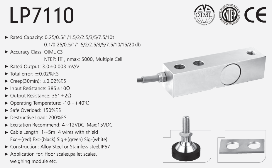 LOCOSC LP7110 series load cell guide - LOCOSC Ningbo Precision ...